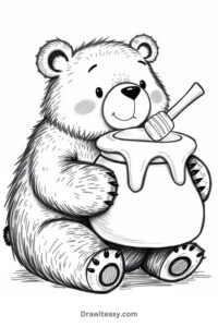 30 Easy Cute Bear Drawing Ideas - Draw It Easy