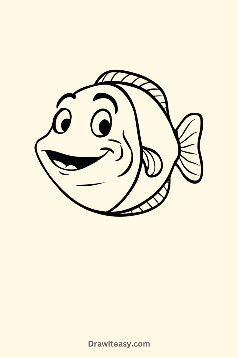 31 Easy Simple Fish Drawing Ideas - Draw It Easy