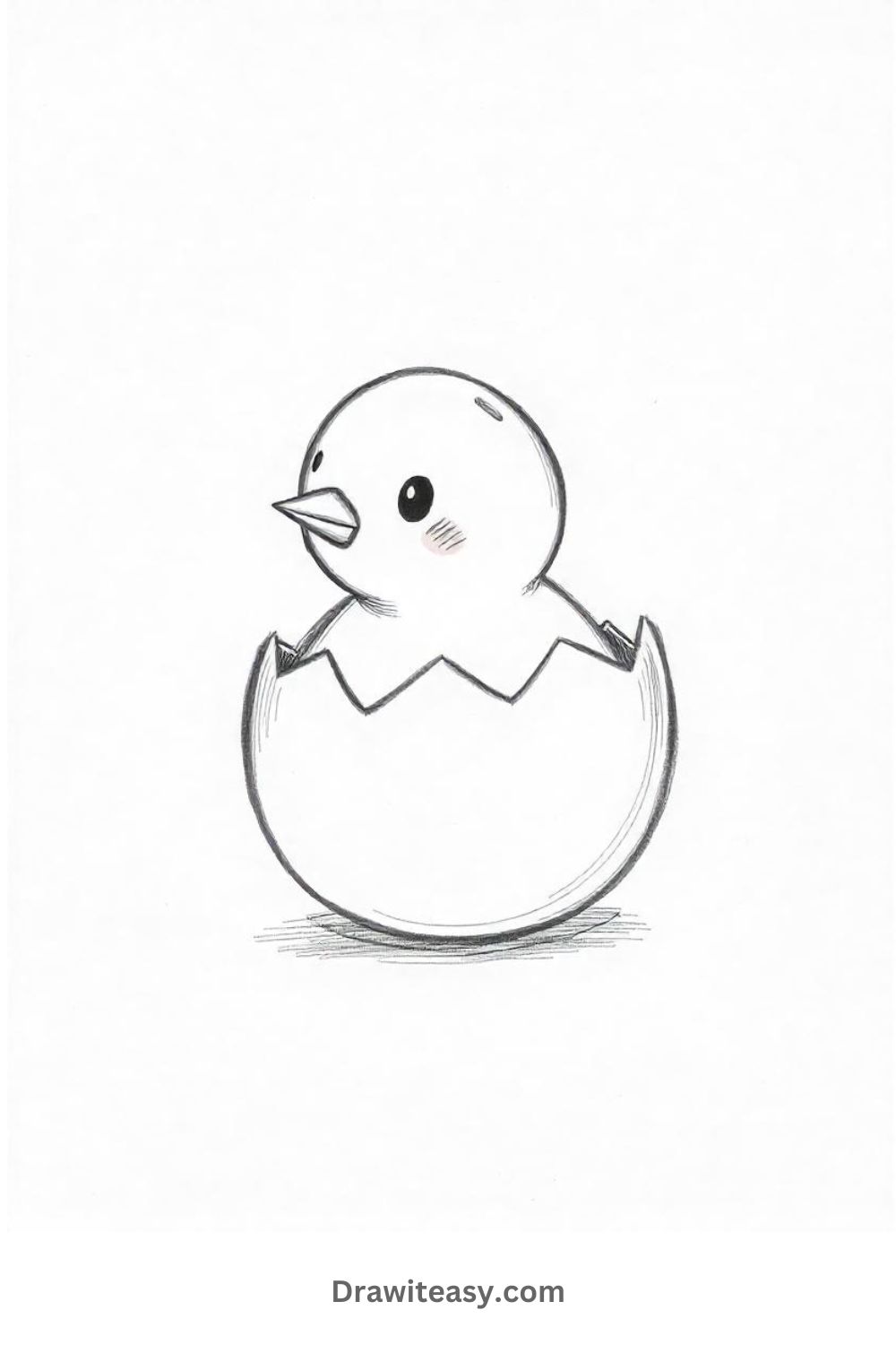 21 Easy Cute Chicken Drawing Ideas - Draw It Easy