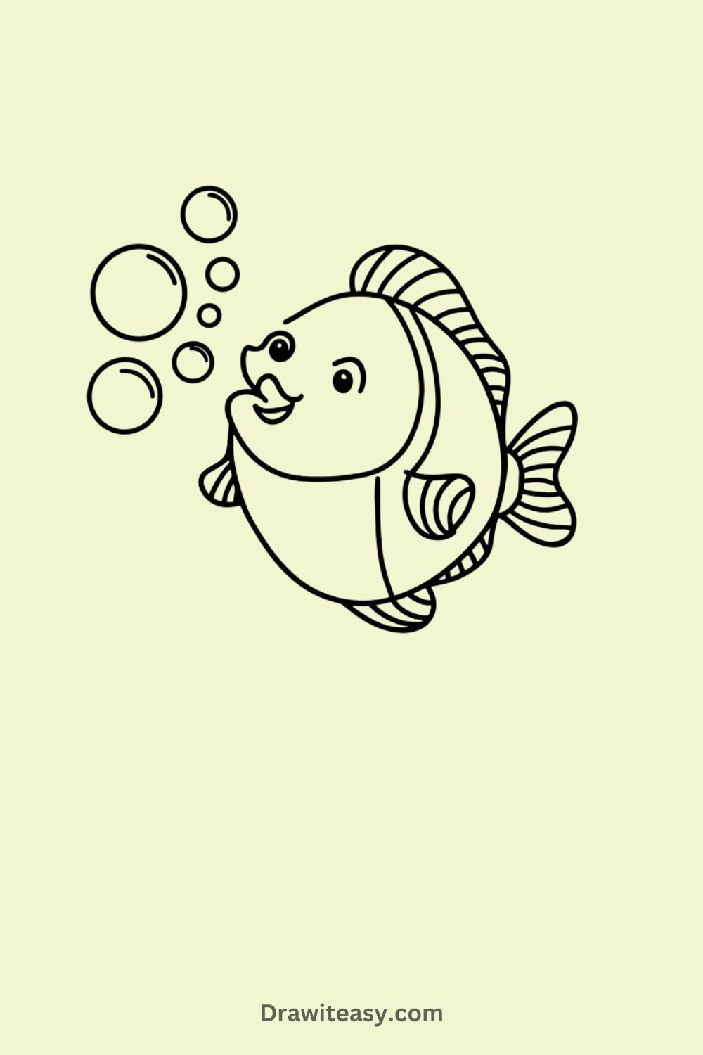 31 Easy Simple Fish Drawing Ideas - Draw It Easy