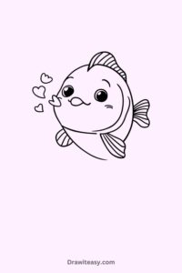 31 Easy Simple Fish Drawing Ideas - Draw It Easy