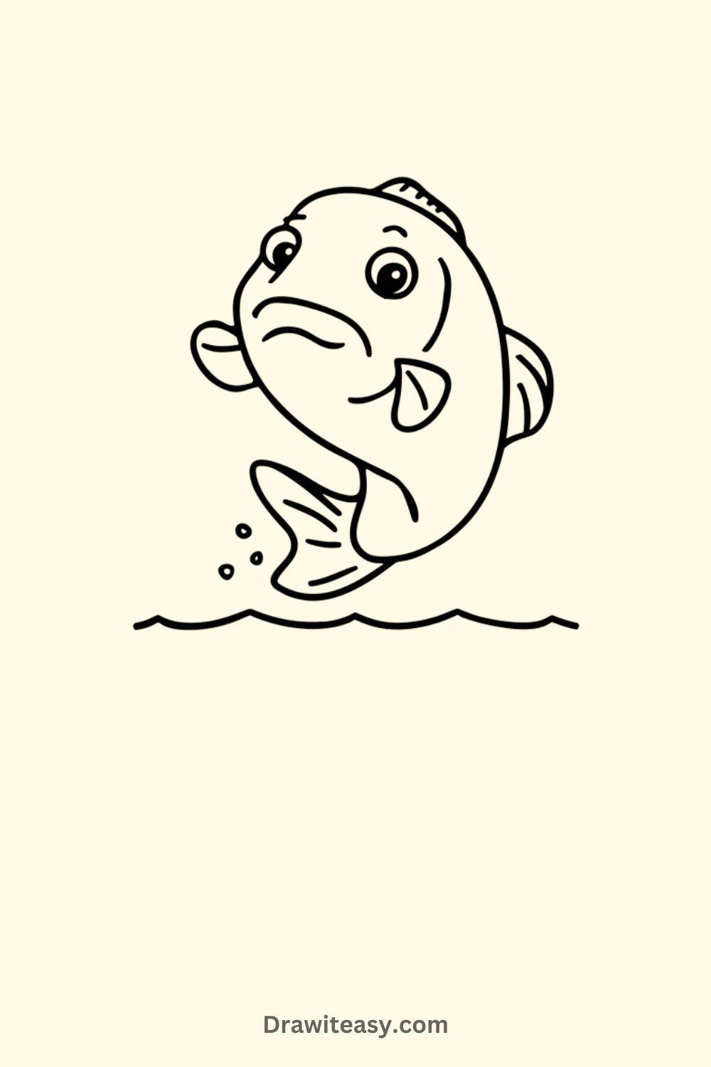 31 Easy Simple Fish Drawing Ideas - Draw It Easy