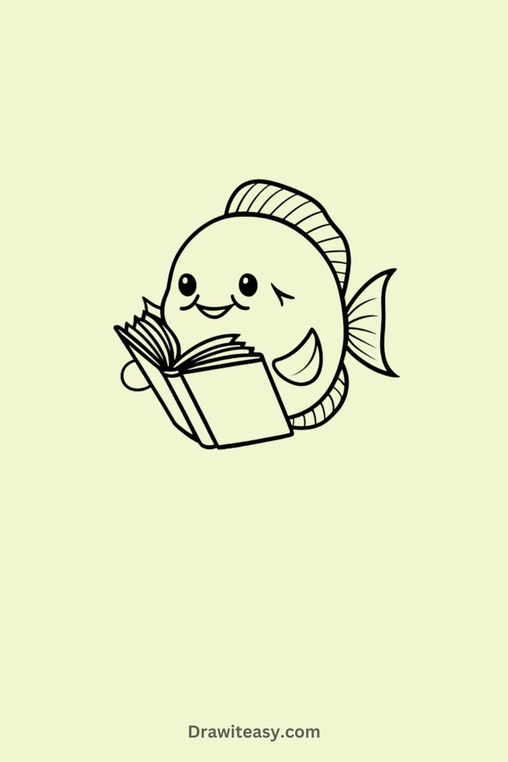 31 Easy Simple Fish Drawing Ideas - Draw It Easy