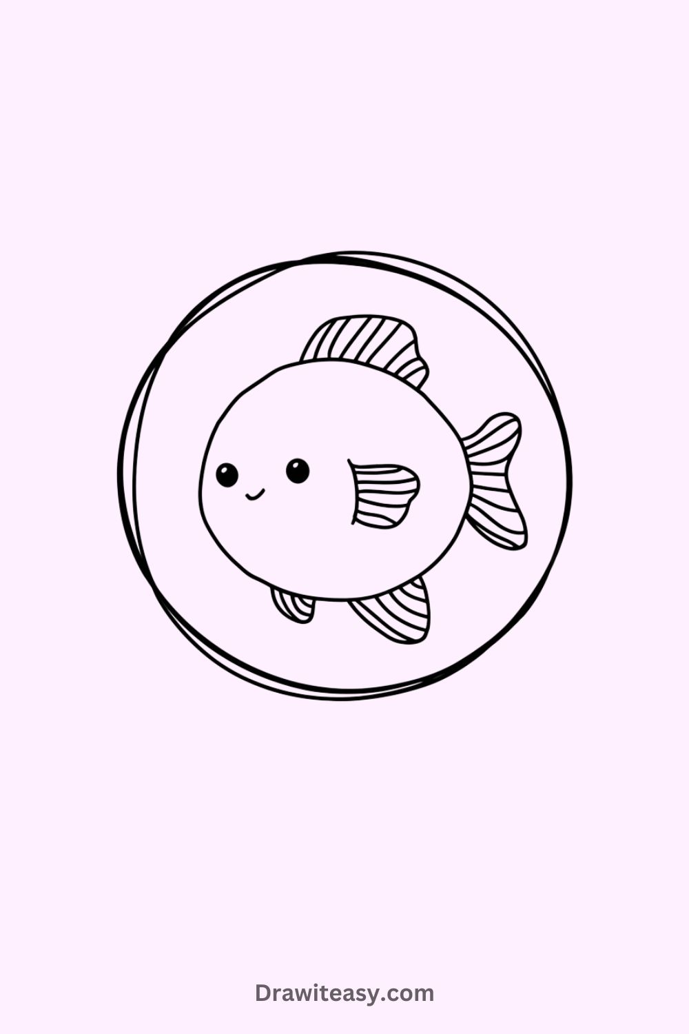 31 Easy Simple Fish Drawing Ideas - Draw It Easy