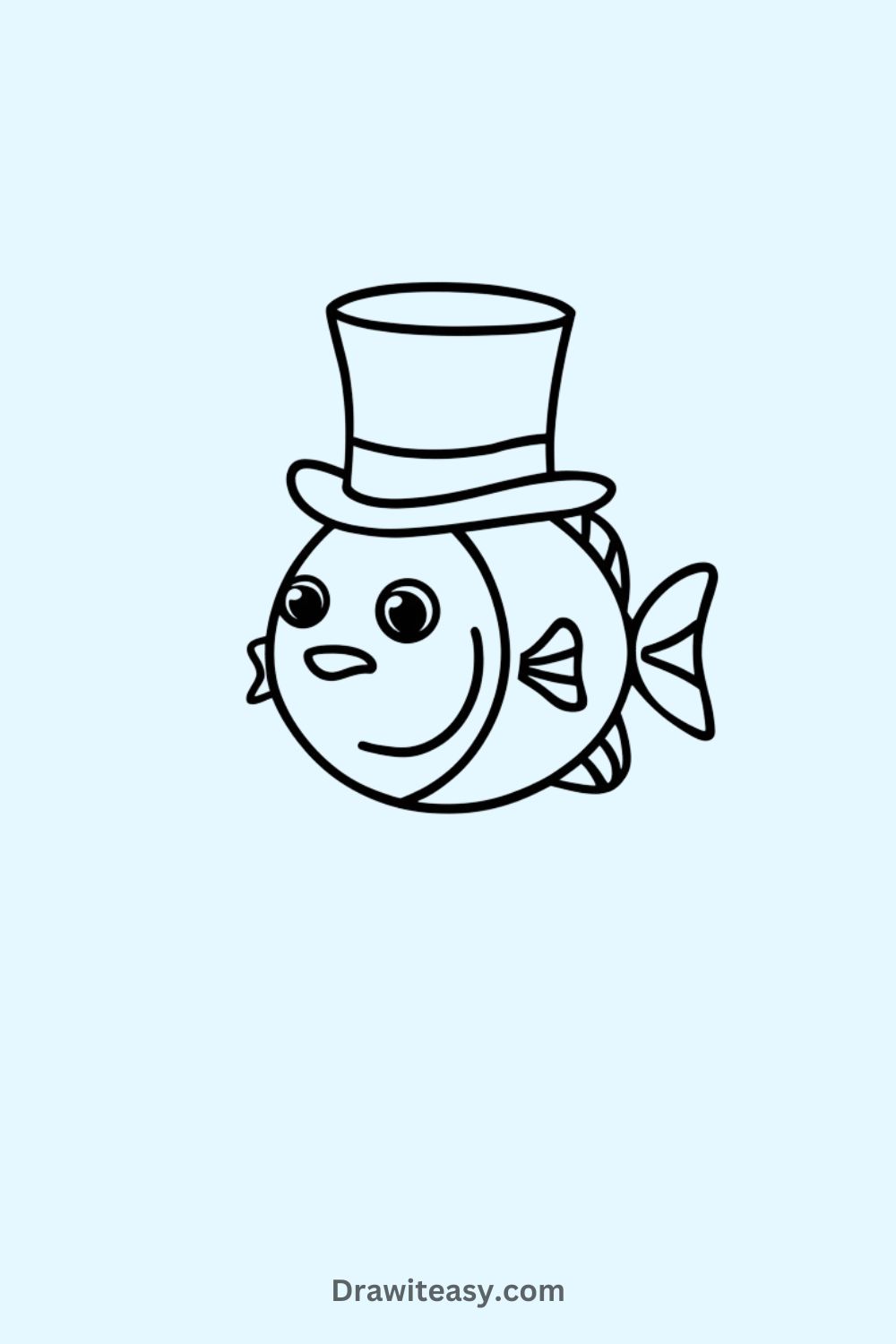 31 Easy Simple Fish Drawing Ideas - Draw It Easy