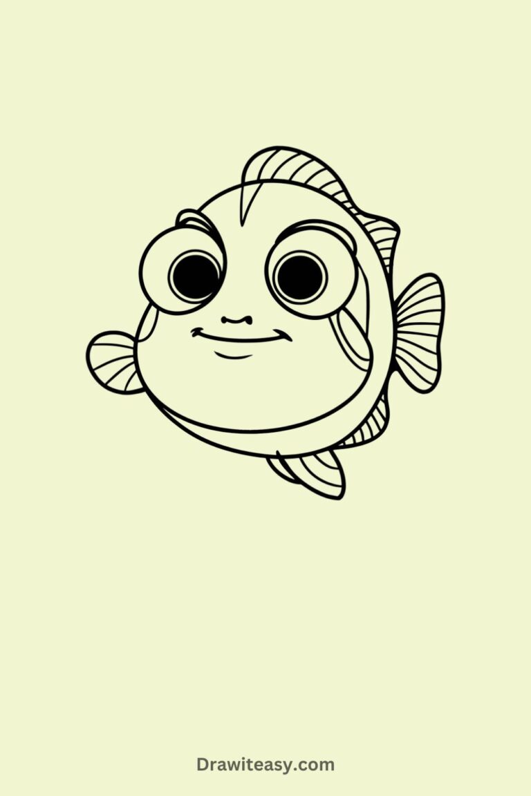 31 Easy Simple Fish Drawing Ideas - Draw It Easy