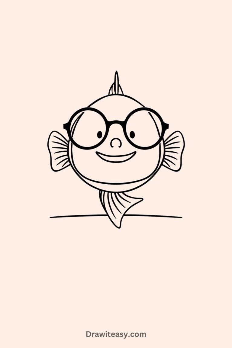 31 Easy Simple Fish Drawing Ideas - Draw It Easy
