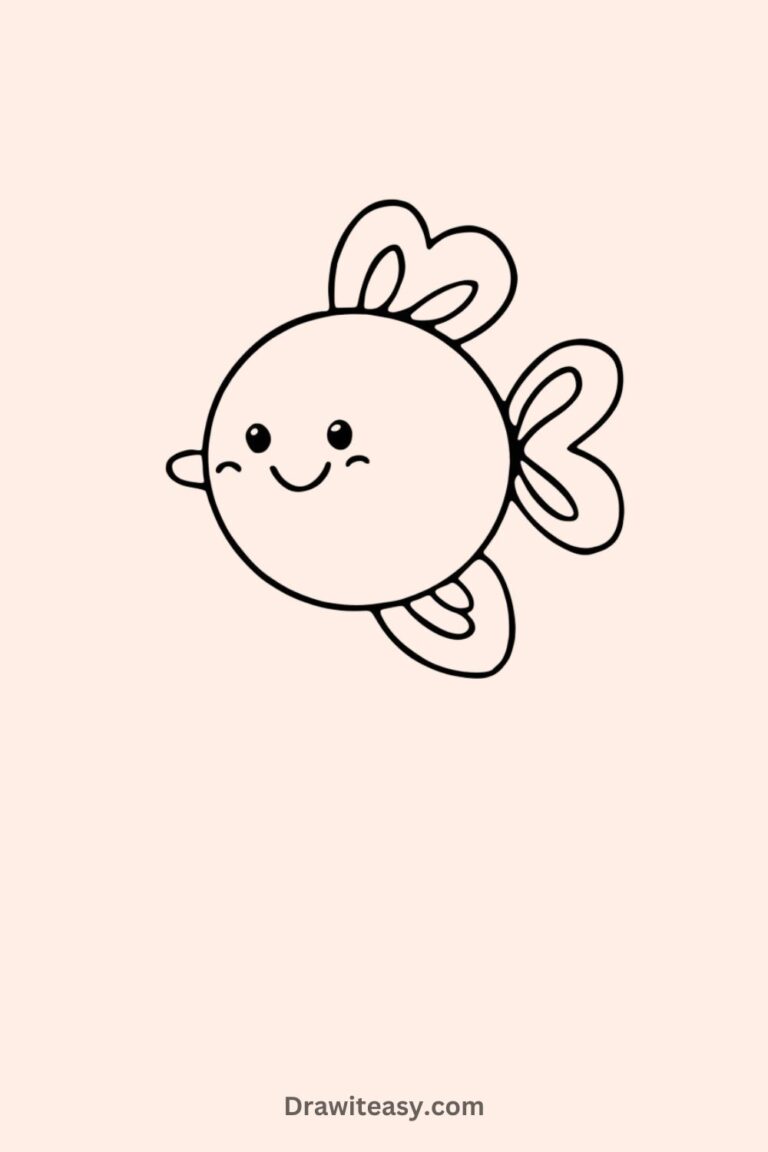 31 Easy Simple Fish Drawing Ideas - Draw It Easy