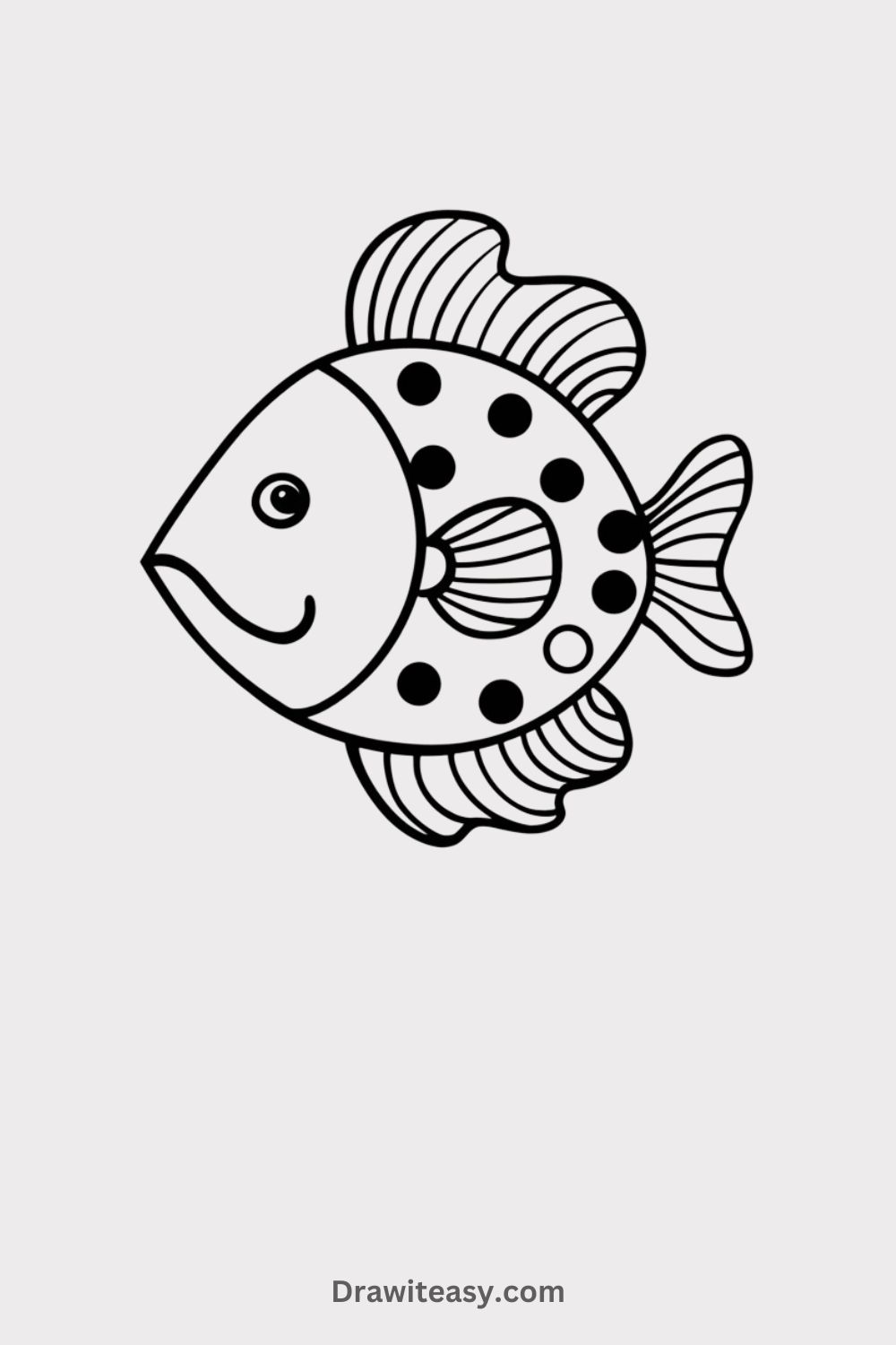 31 Easy Simple Fish Drawing Ideas - Draw It Easy