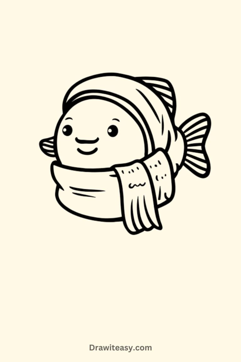 31 Easy Simple Fish Drawing Ideas - Draw It Easy