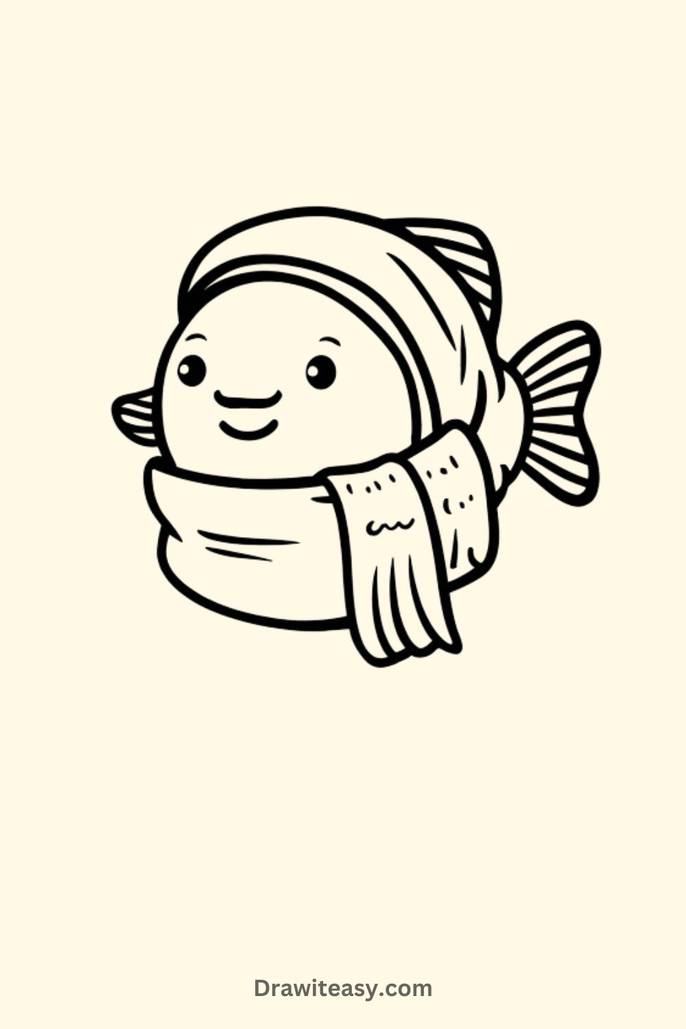 31 Easy Simple Fish Drawing Ideas - Draw It Easy