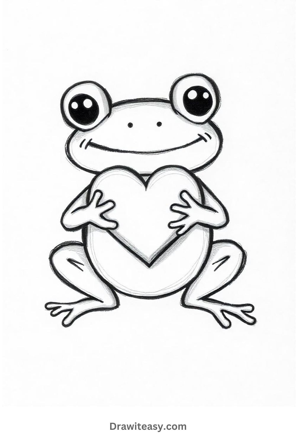 21 Cute Frog Drawing Ideas - Draw It Easy