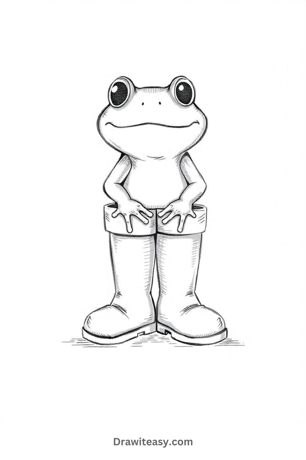 21 Cute Frog Drawing Ideas - Draw It Easy