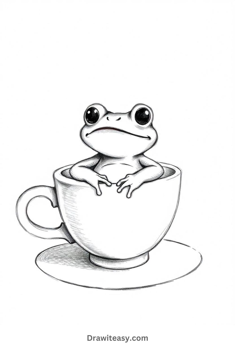 21 Cute Frog Drawing Ideas - Draw It Easy
