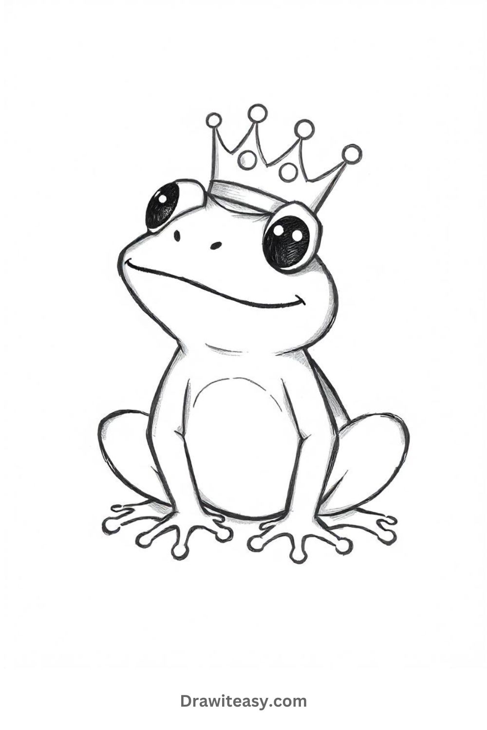 21 Cute Frog Drawing Ideas - Draw It Easy
