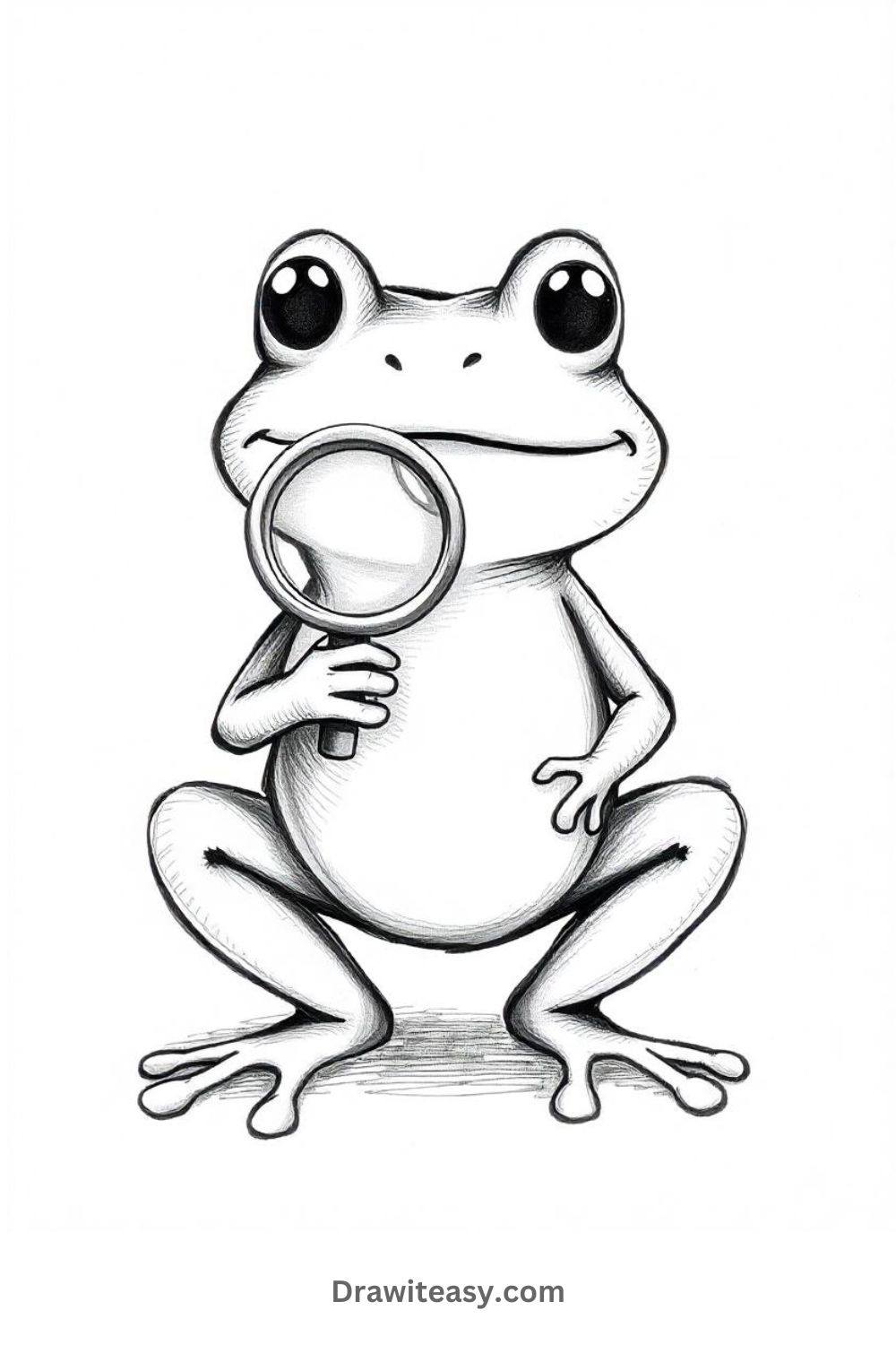 21 Cute Frog Drawing Ideas - Draw It Easy