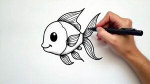 31 Easy Simple Fish Drawing Ideas - Draw It Easy