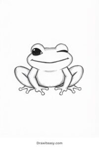 21 Cute Frog Drawing Ideas - Draw It Easy