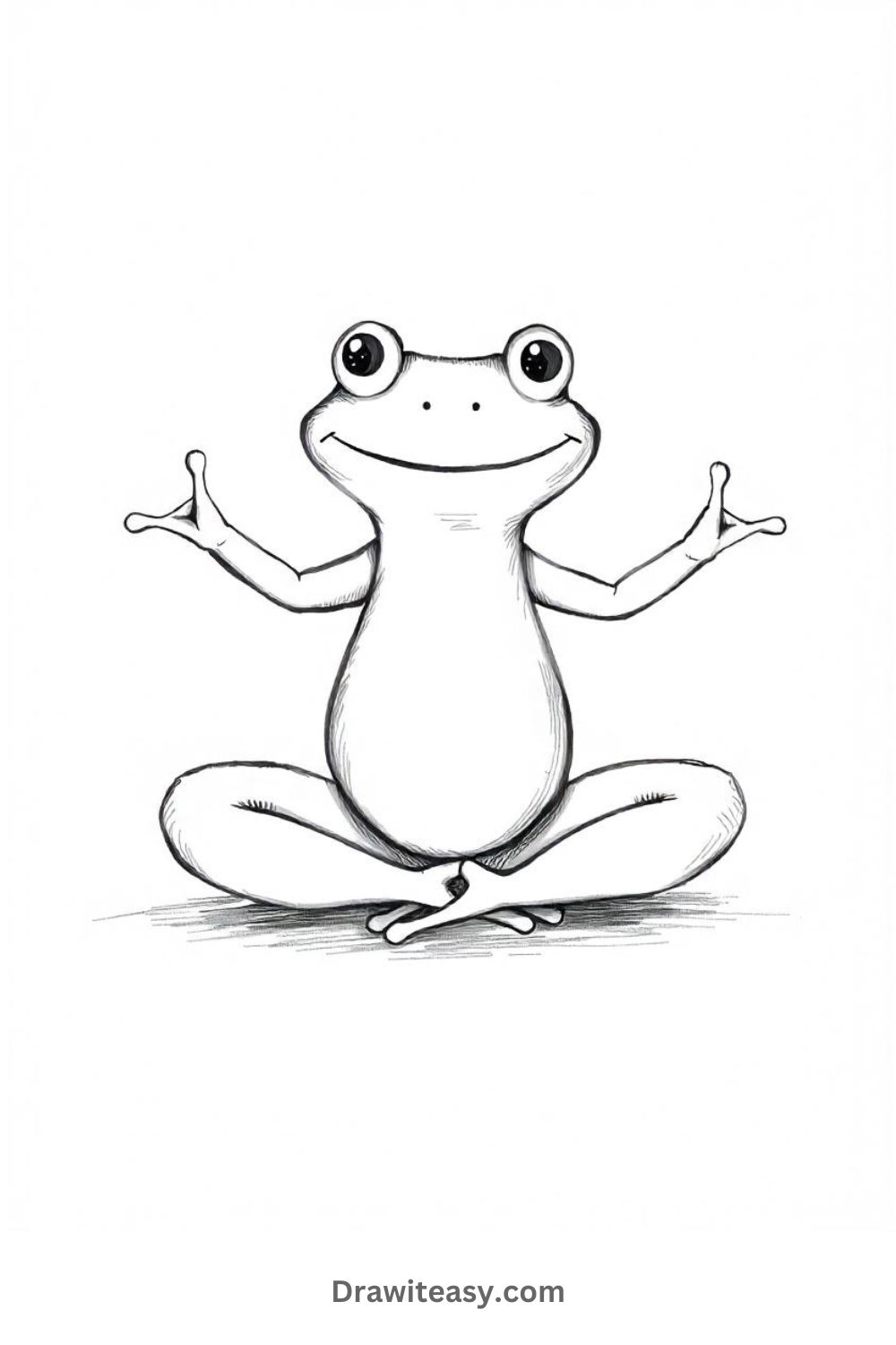 21 Cute Frog Drawing Ideas - Draw It Easy