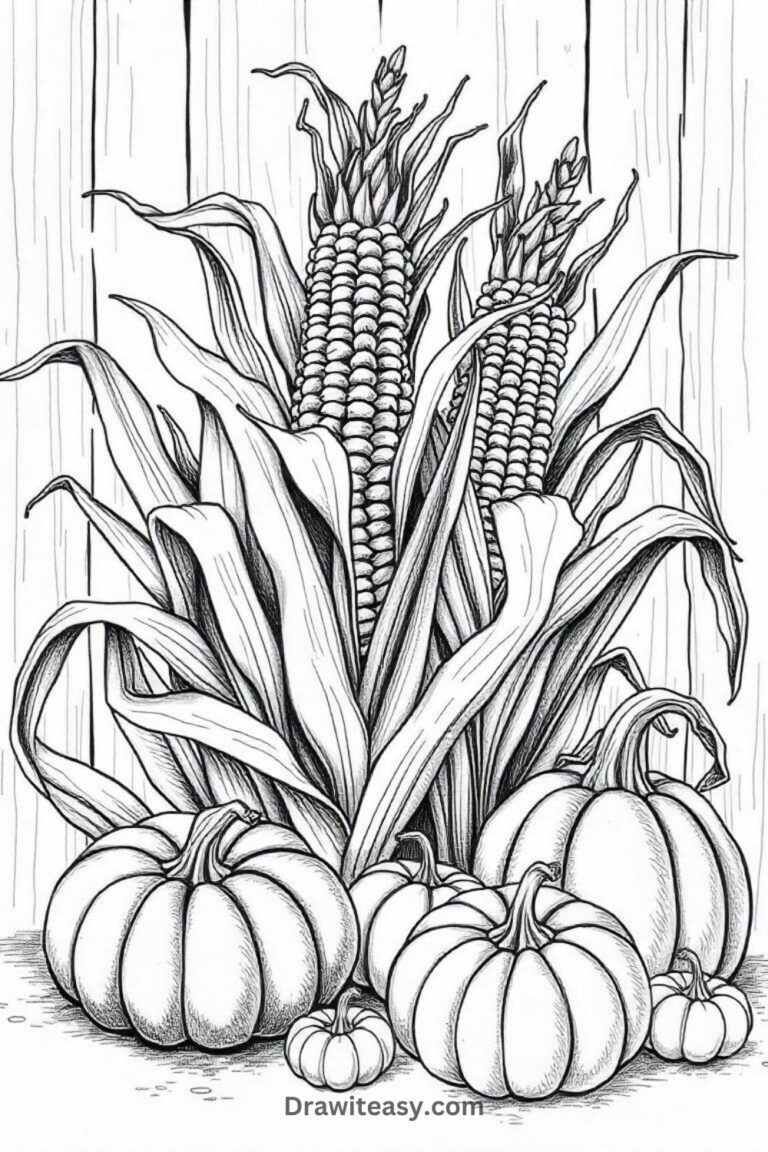 Easy and Fun Fall Drawing Ideas for Beginners - Draw It Easy