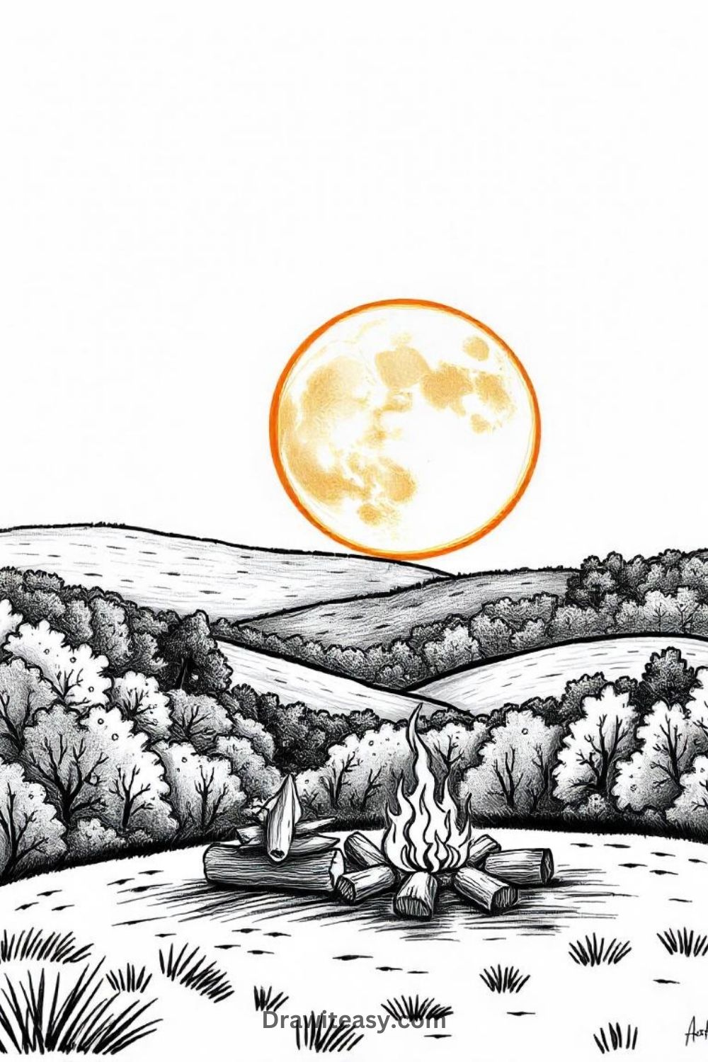 Easy and Fun Fall Drawing Ideas for Beginners - Draw It Easy