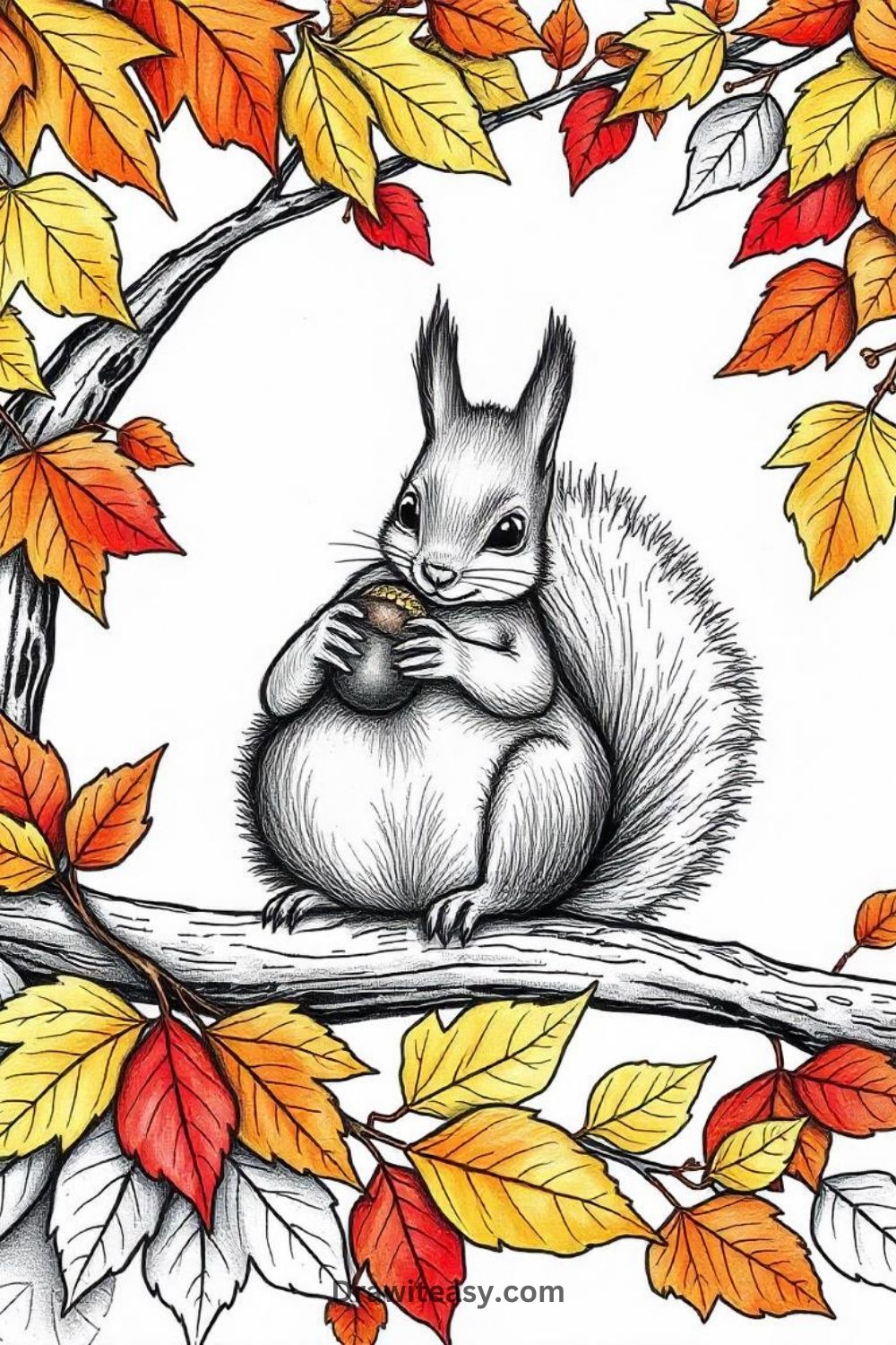 Easy and Fun Fall Drawing Ideas for Beginners - Draw It Easy