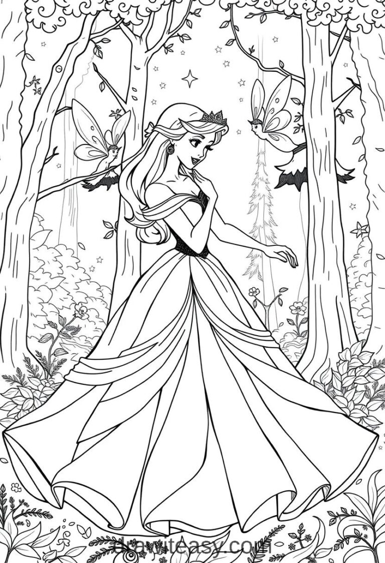 20 Stunning Disney Coloring Pages You Can Print Now! - Draw It Easy