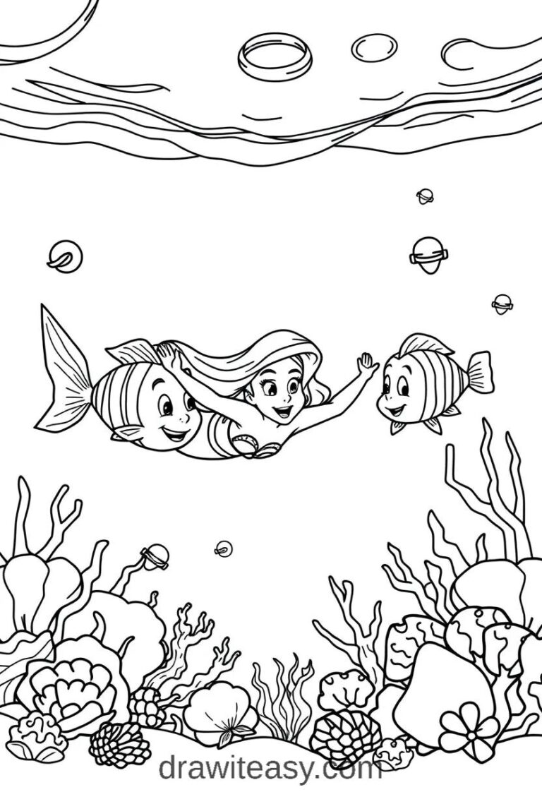 20 Stunning Disney Coloring Pages You Can Print Now! - Draw It Easy