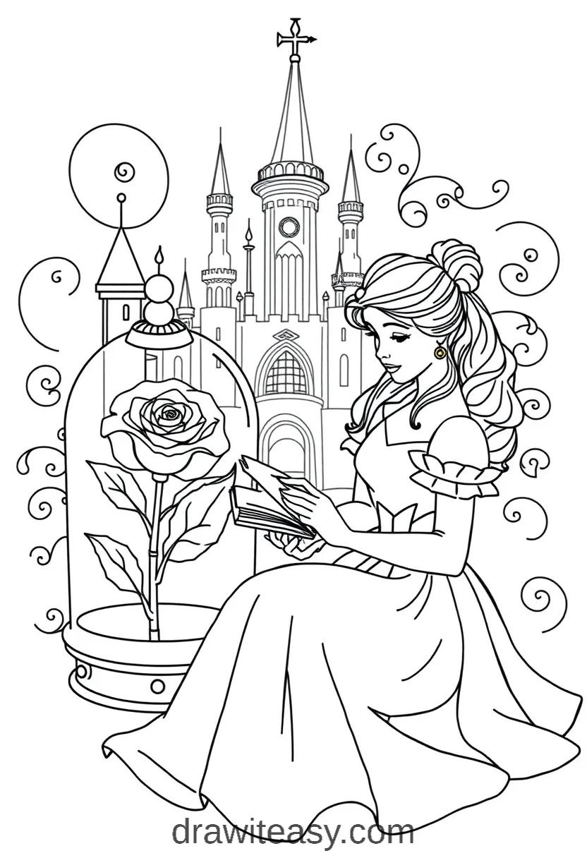 20 Stunning Disney Coloring Pages You Can Print Now! - Draw It Easy