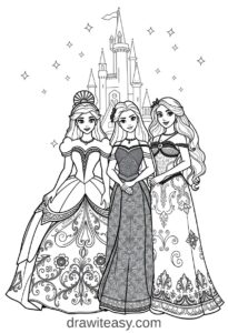 20 Stunning Disney Coloring Pages You Can Print Now! - Draw It Easy