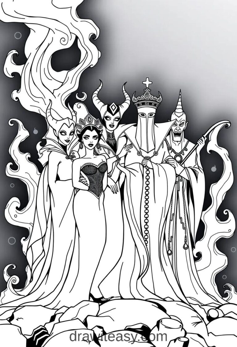 20 Stunning Disney Coloring Pages You Can Print Now! - Draw It Easy