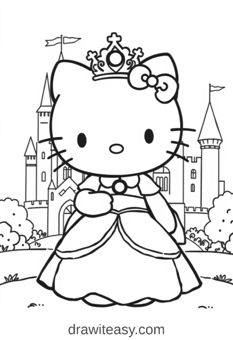 20 Adorable Hello Kitty Coloring Pages for Endless Fun! - Draw It Easy