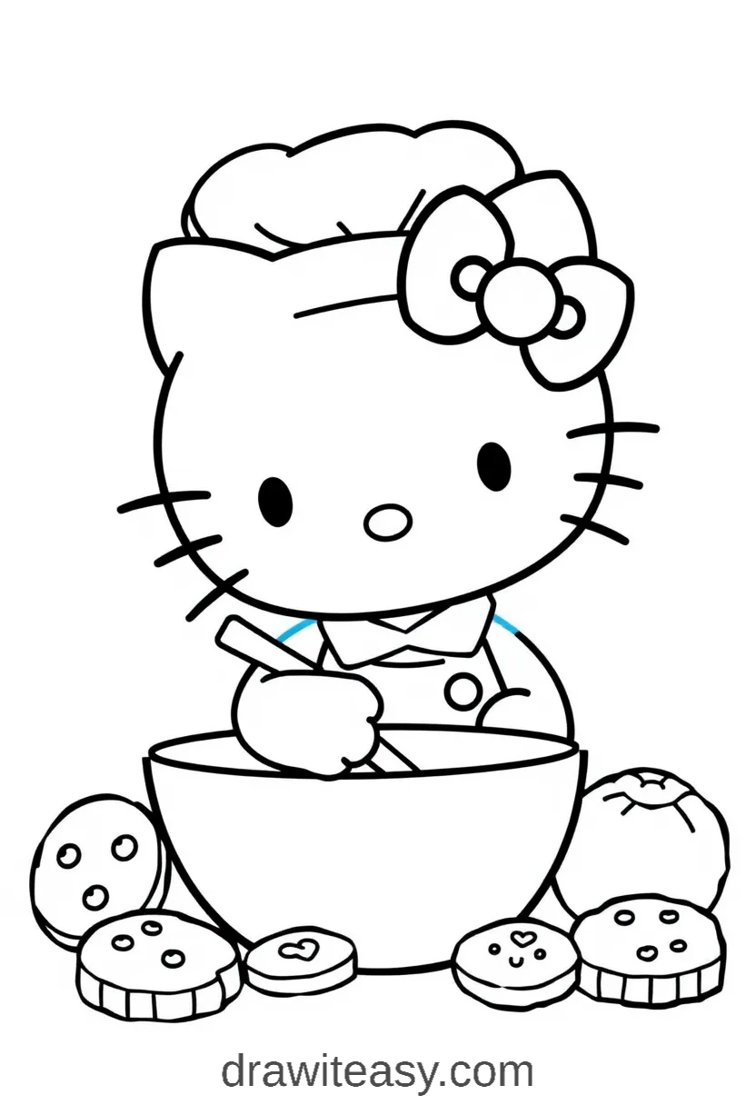 20 Adorable Hello Kitty Coloring Pages for Endless Fun! - Draw It Easy