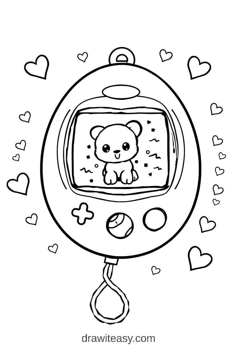 Super Cute! 20 Aesthetic Y2K Coloring Pages to Print - Draw It Easy