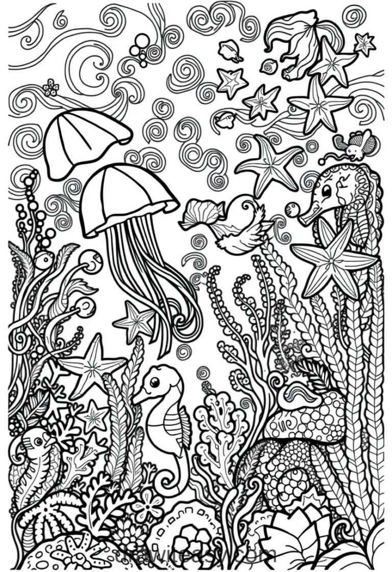 20 Stunning Adult Coloring Pages You’ll Love! - Draw It Easy