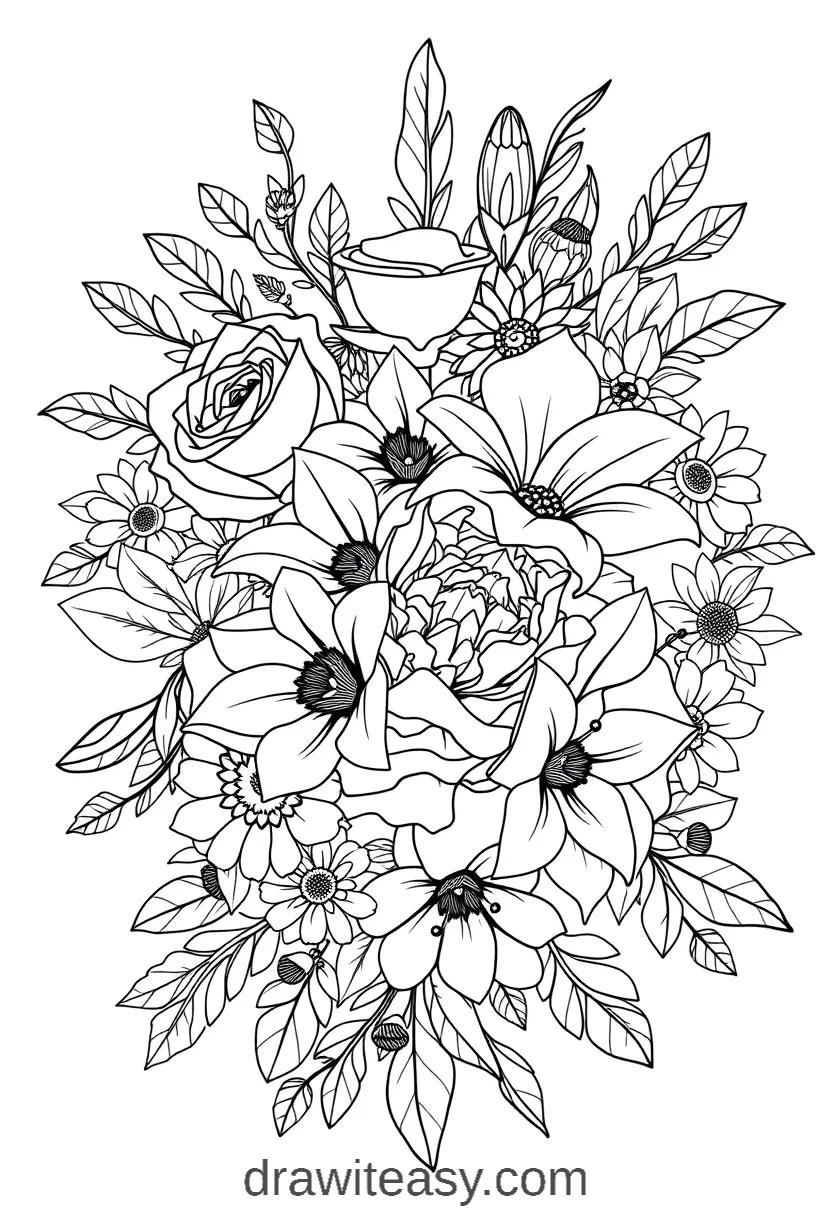 20 Stunning Adult Coloring Pages You’ll Love! - Draw It Easy
