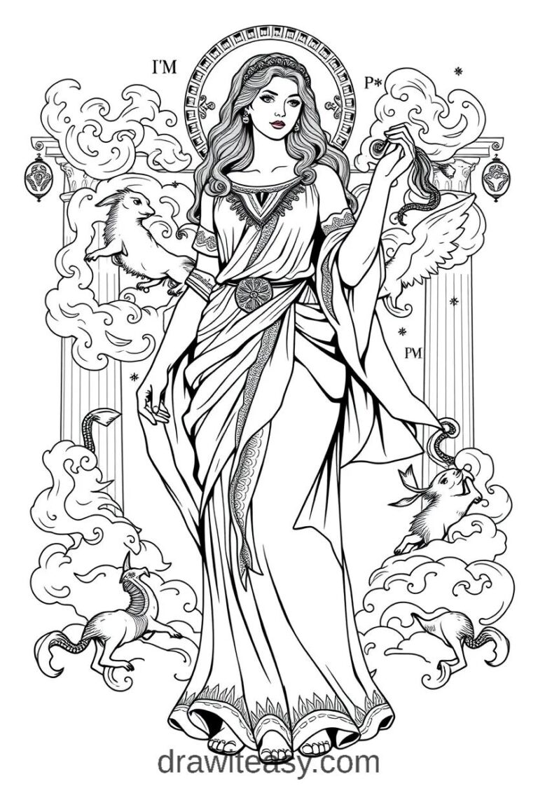20 Stunning Adult Coloring Pages You’ll Love! - Draw It Easy