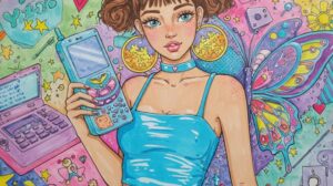 Super Cute! 20 Aesthetic Y2K Coloring Pages to Print - Draw It Easy