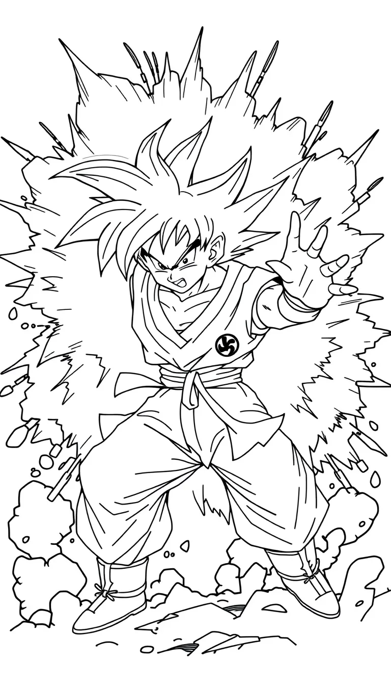 Anime Coloring Pages for Hours of Fun and Creativity! - Draw It Easy