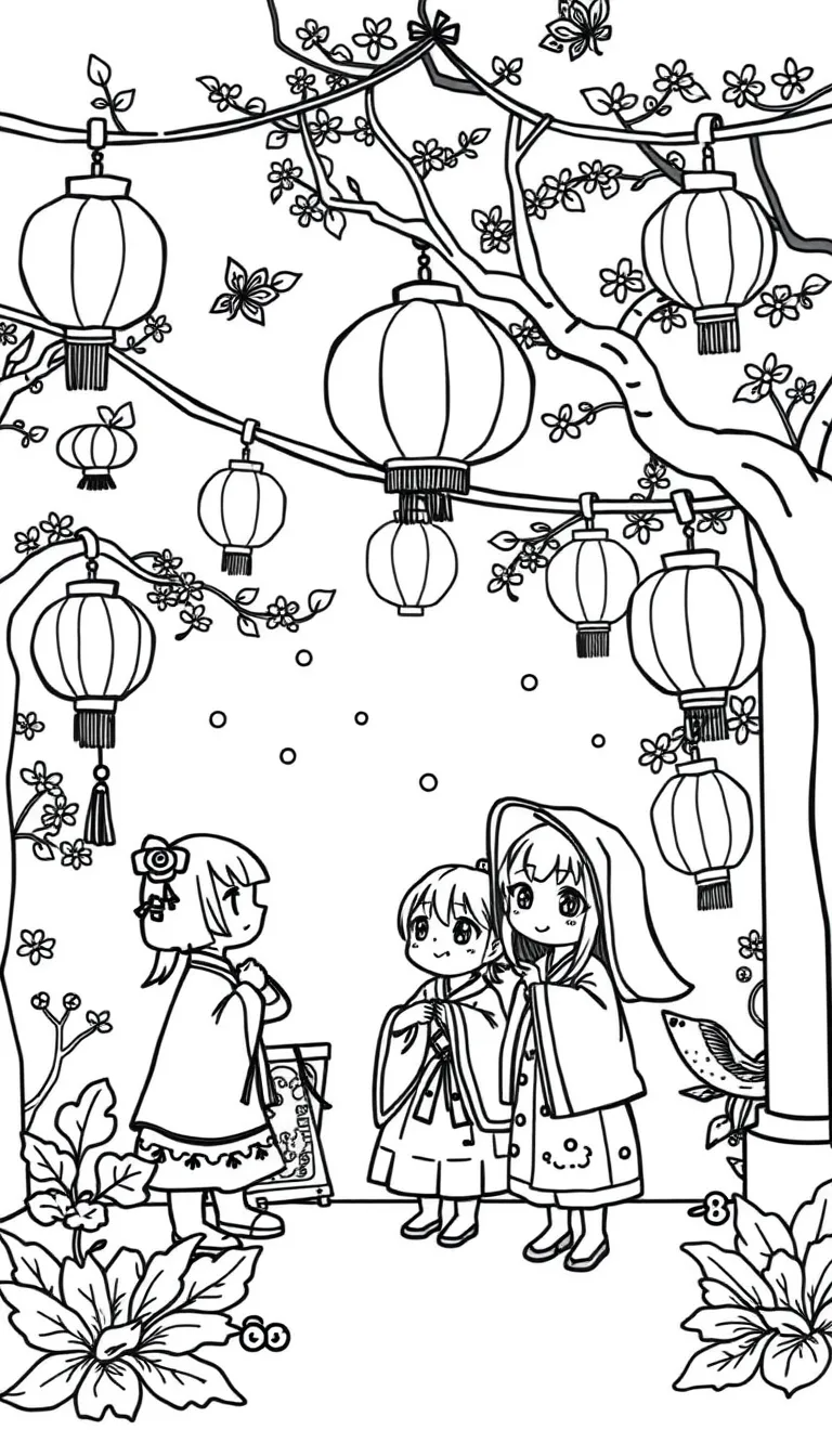 Anime Coloring Pages for Hours of Fun and Creativity! - Draw It Easy