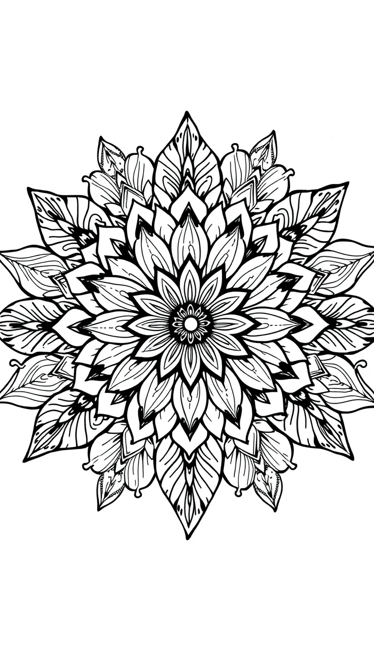Free Flower Coloring Pages for a Relaxing Creative Break - Draw It Easy