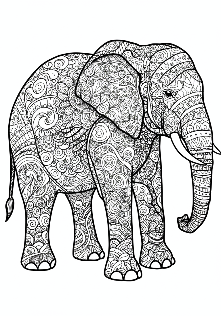 Stunning Coloring Pages for Adults to Relax and Unwind - Draw It Easy