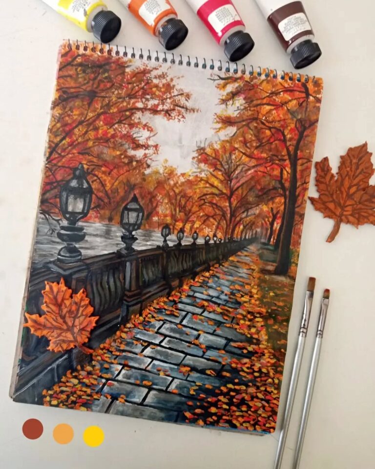 Creative 25 Fall Drawing Ideas for Beginners and Artists - Draw It Easy