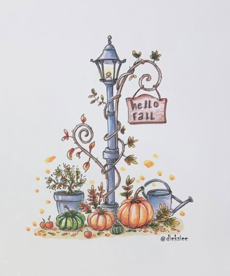 15 Pumpkin Drawing Ideas That Will Instantly Boost Your Fall Creativity ...
