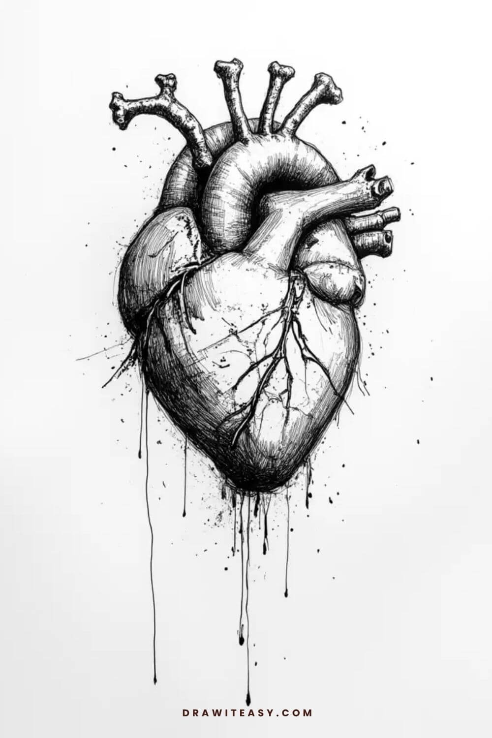 11 Heart Drawing Ideas for Real Hearts and Symbolic Love Sketches ...