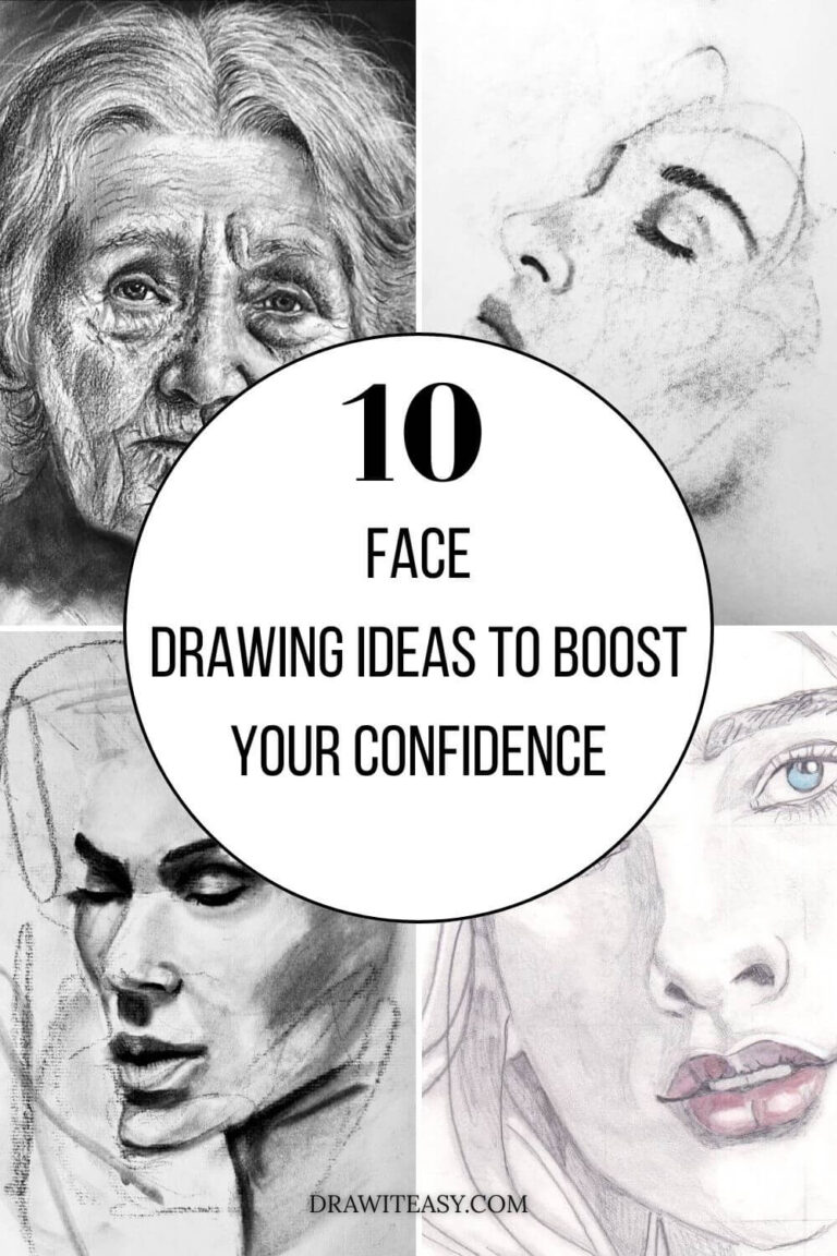 Struggling with Portraits? Try These 10 Face Drawing Ideas to Boost ...