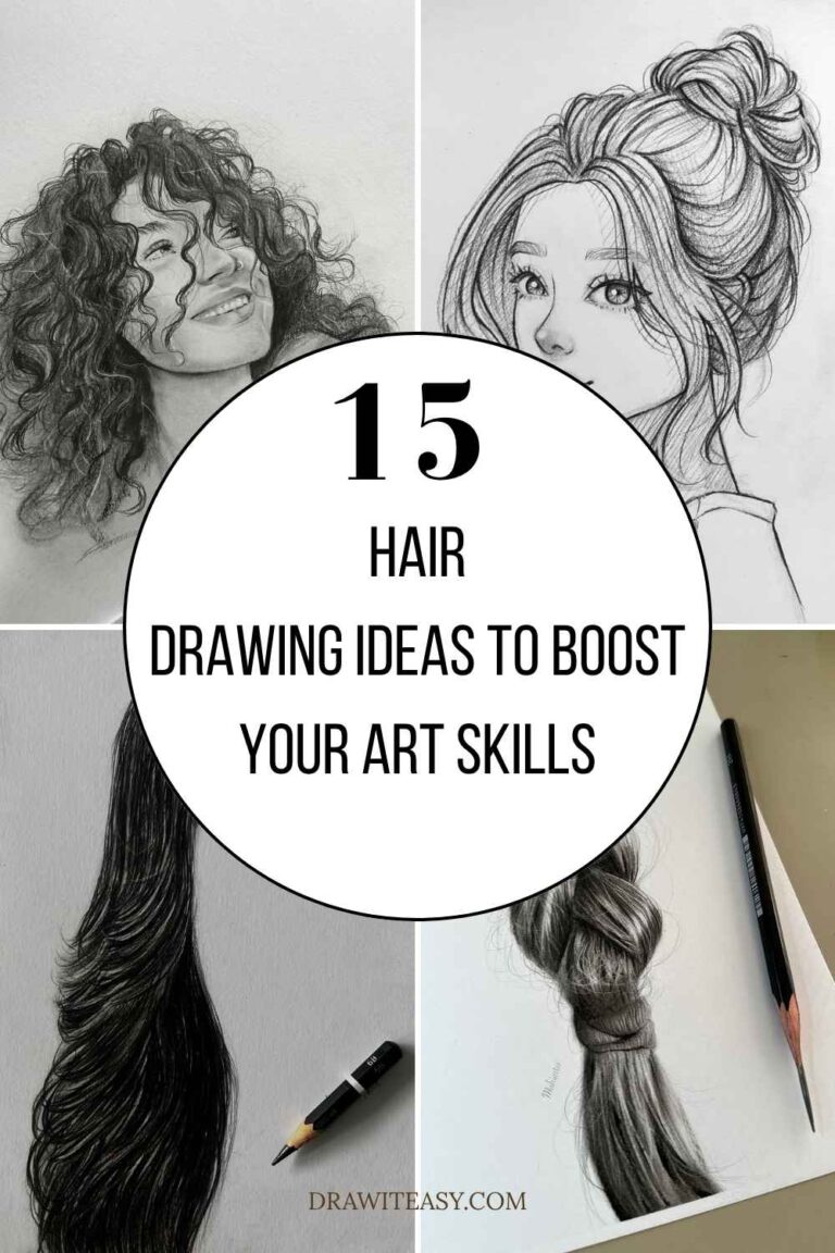 Feeling Stuck? Boost Your Art Skills with These 15 Hair Drawing Ideas ...