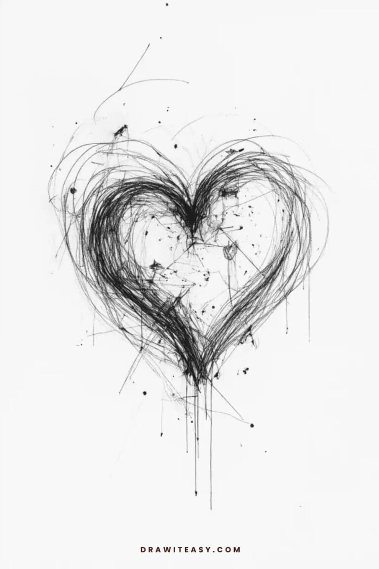 11 Heart Drawing Ideas for Real Hearts and Symbolic Love Sketches ...
