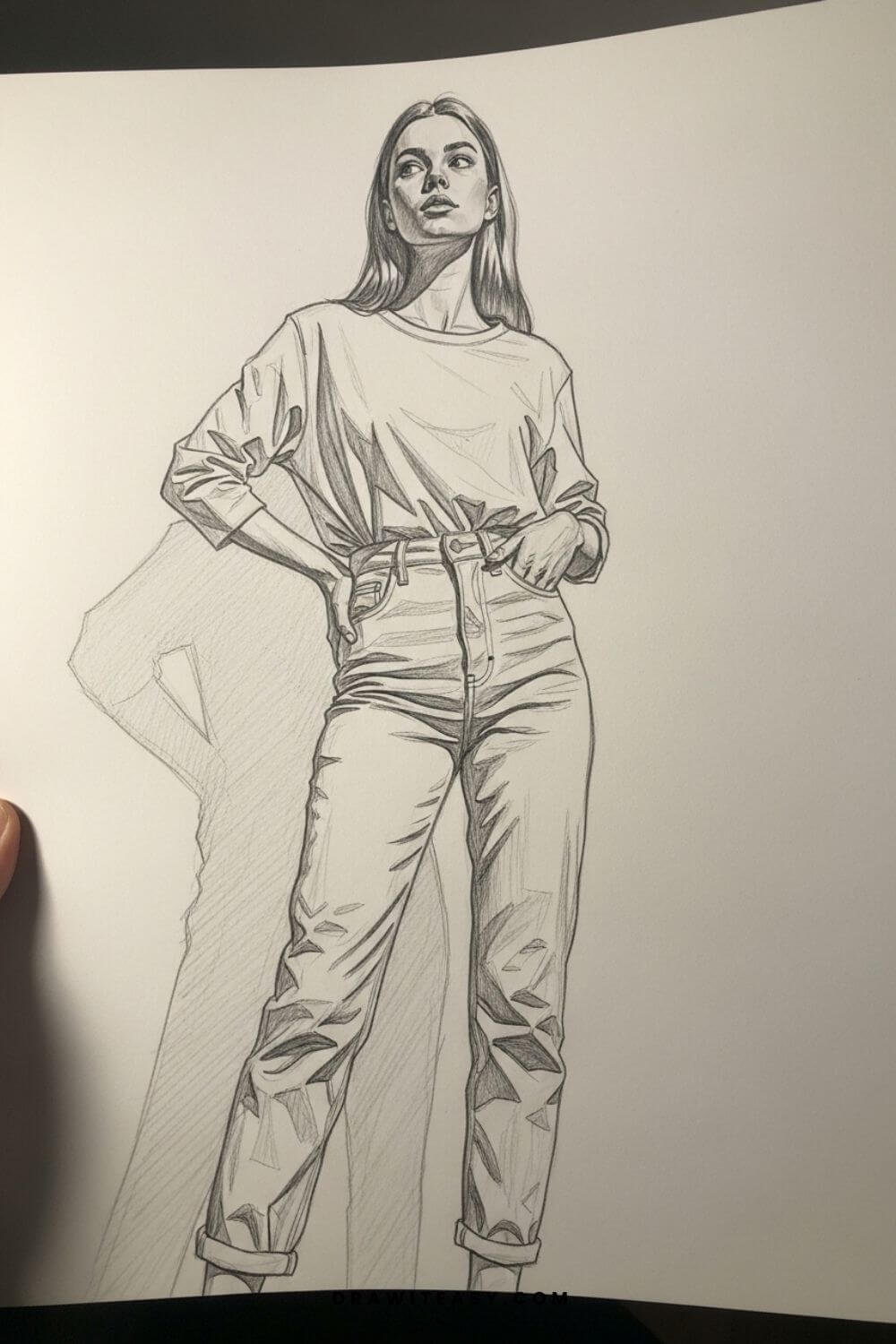 15 Beautiful Girl Drawing Ideas Every Artist Will Love - Draw It Easy