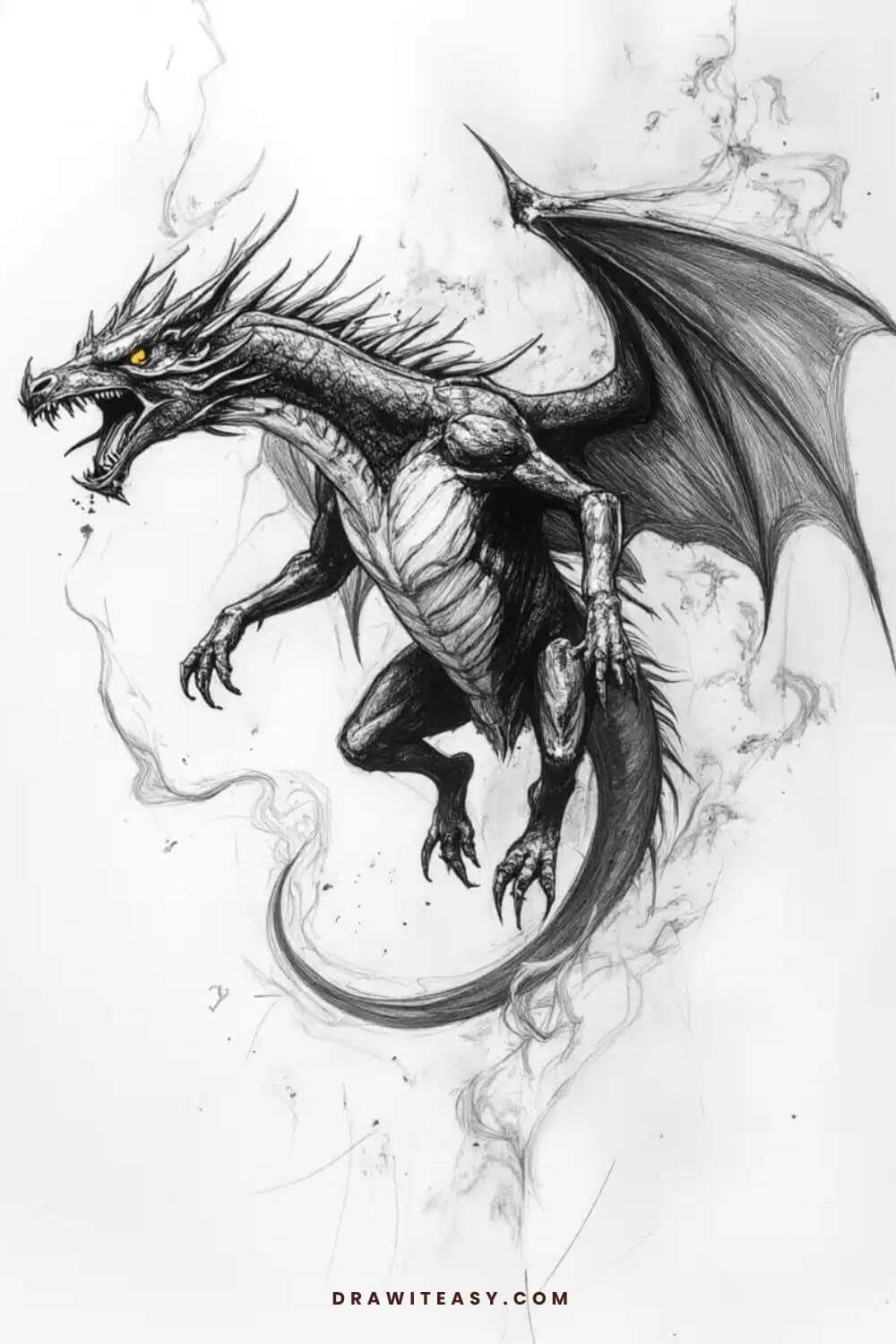 12 Dragon Drawing Ideas to Inspire Your Next Fantasy Sketch - Draw It Easy